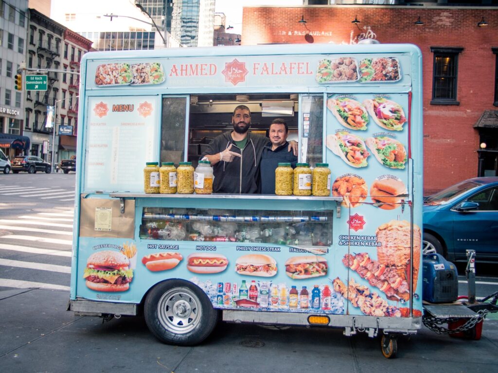Ahmed Falafel - Best Halal Food Cart in NYC
